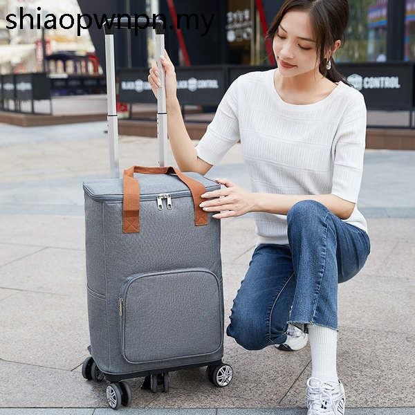 Outdoor Trolley Insulation Box with Wheels Food Delivery Takeaway Box ...