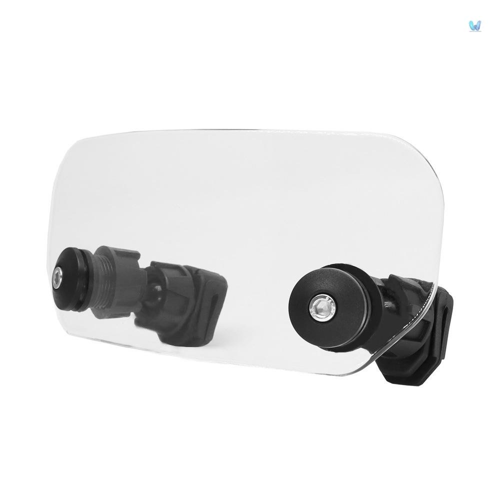 Motorcycle Windshield Extension Universal Adjustable Airflow Windscreen ...