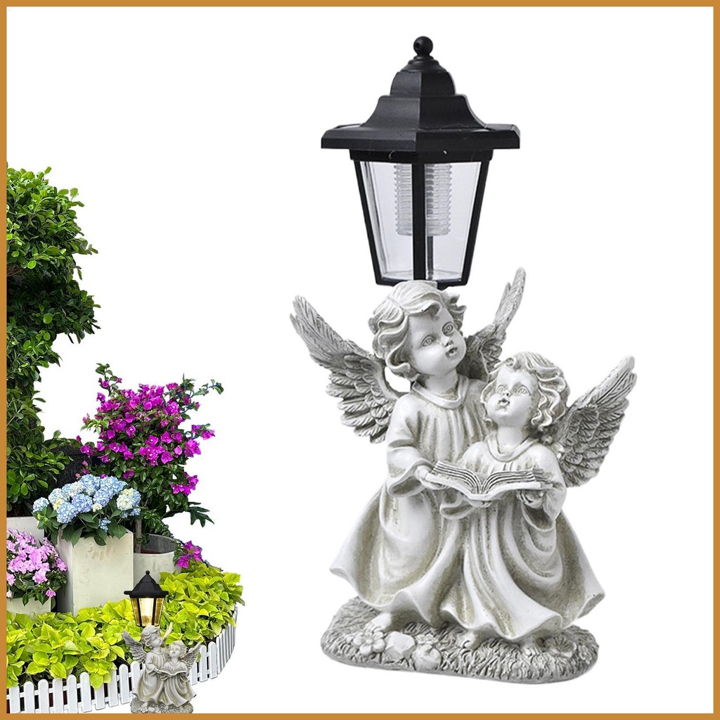 Garden Angel Statues Resin Outdoor Sculptures Angel Garden Statues ...