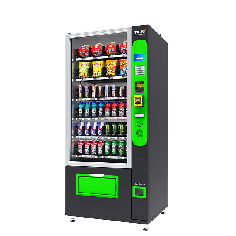 TCN Combo Snack Machine Vending Automatic Cold Drink Vending Machine ...