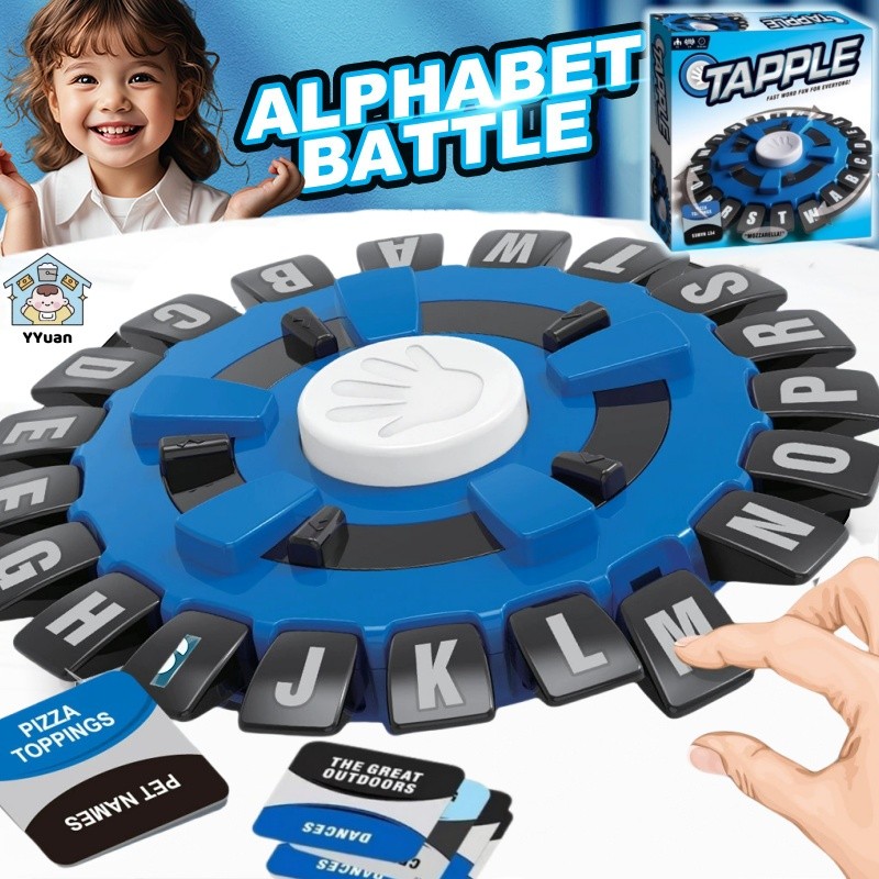 Word Game Fast-Paced Family Board Game Spelling Words Quick Thinking ...