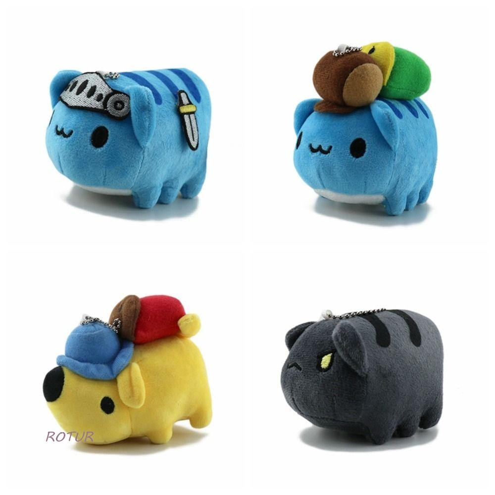 ROTUR Bugcat Capoo Keychain, Blue Cat Toy Multiple Style Bugcat Pendant ...