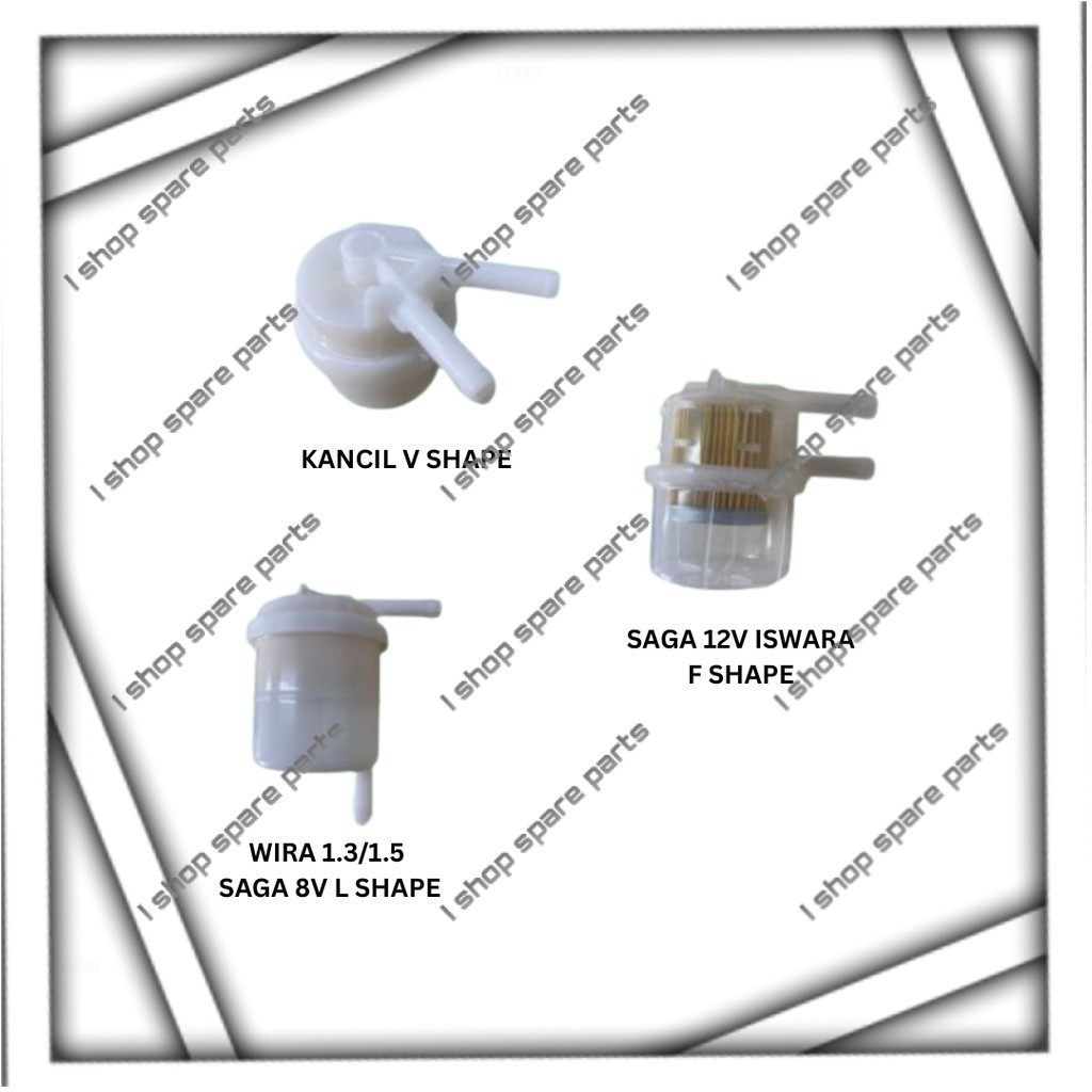 FUEL FILTER PERODUA KANCIL 660,850 PROTON SAGA 12V ISWARA WIRA 1.3,1.5 ...