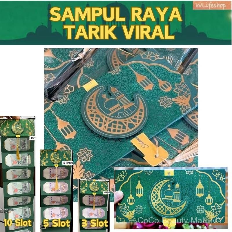 Sampul Duit Raya Tarik Viral 2025 10 Slot Sampul Raya Hari Raya Untuk ...