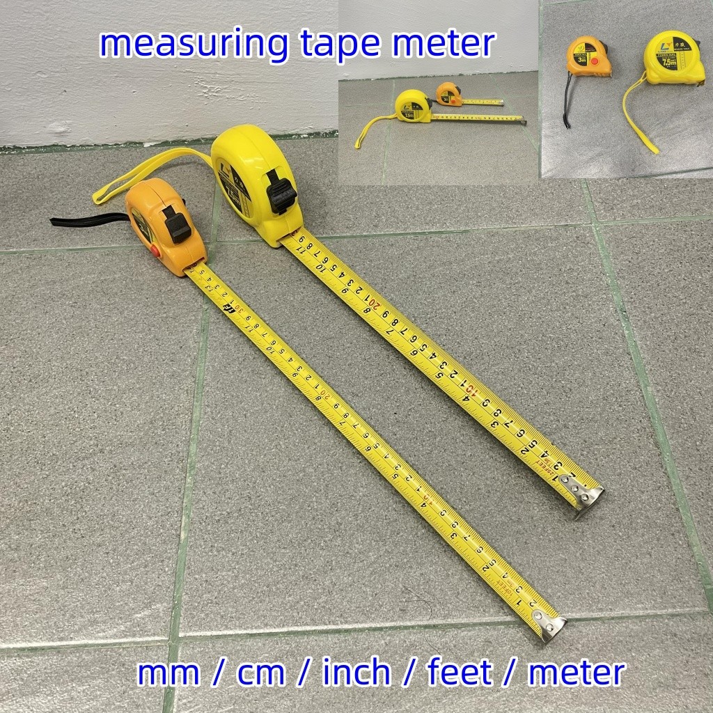professional tape meter measure tools mm / cm / inch / feet / meter ...