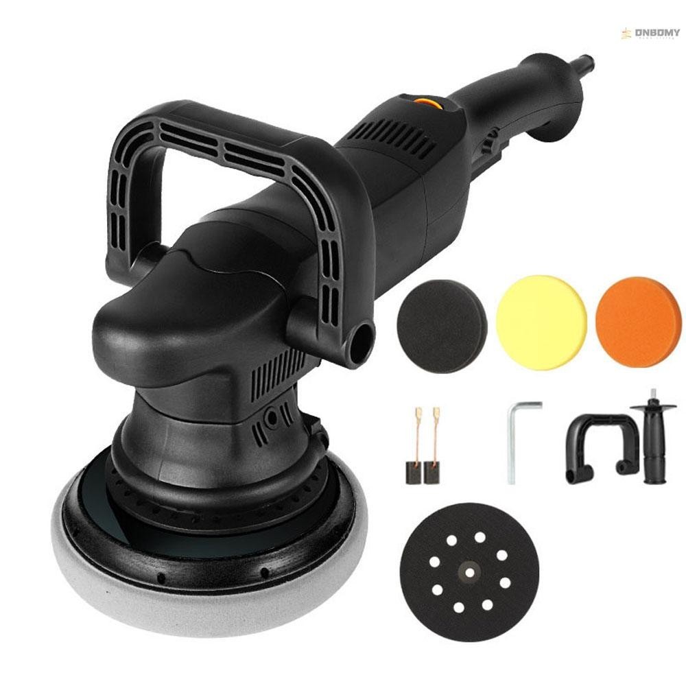 1250W 220 V 3800r/min Maximum Speed Car Polishing Machine 15mm Shock ...