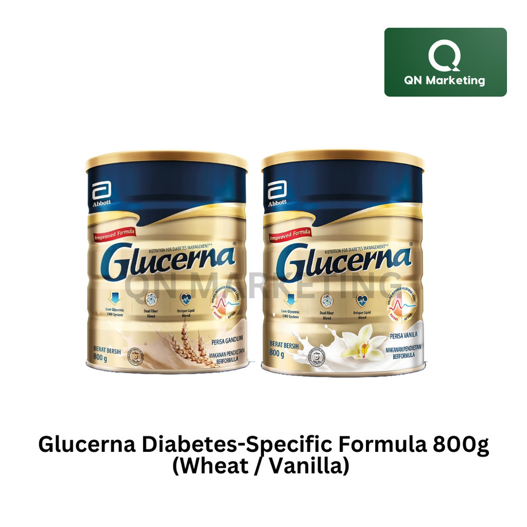 Glucerna Diabetes-Specific Formula 800g (Wheat / Vanilla) [EXP 01/2026 ...
