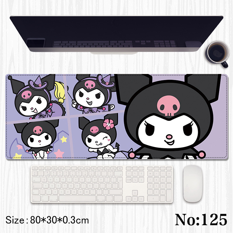 30*80cm STITCH KUROMI XL Mouse Pad Deskmat Mousepad Anime Mat Gamer ...