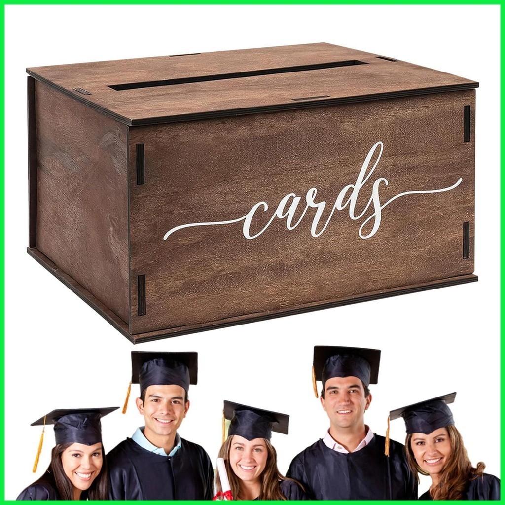 Wedding Money Box Envelope Holder Box with Slot Greeting Card Box Card ...