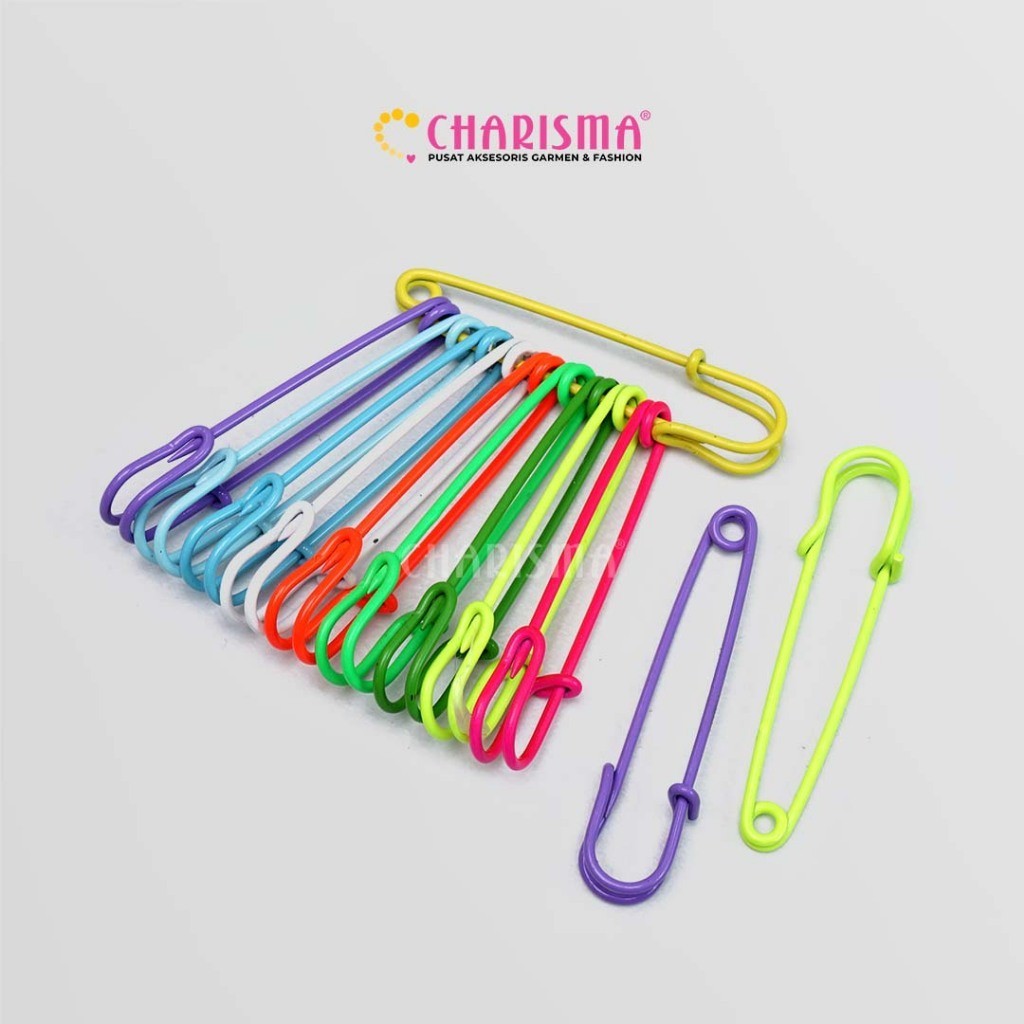 Charisma Fashion Color Pins 003 - 12 Color Needle Pins / Nametag Pins ...