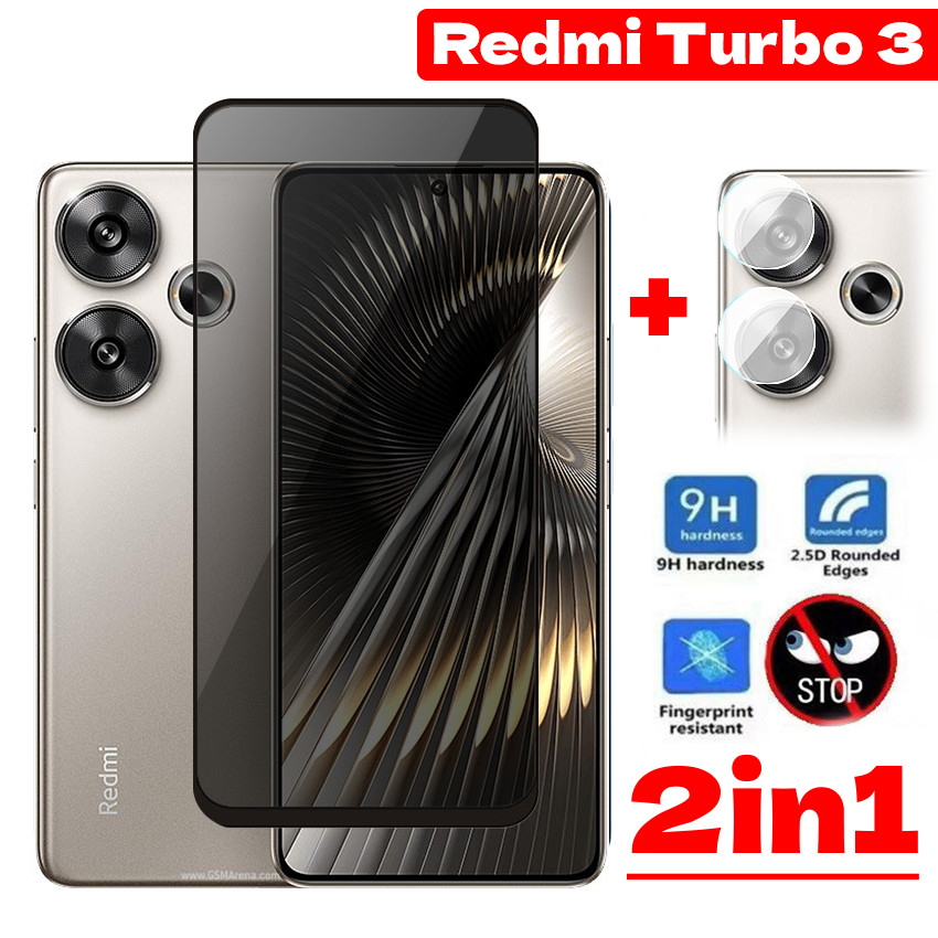 For Xiaomi Poco F6 X6 Pro F6Pro Redmi Turbo 3 2024 Anti-Spy Full ...