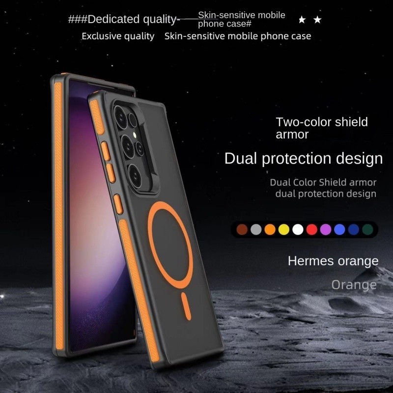 Luxury Two-Color Matte Skin Feeling Magnetic Wireless Charging ...