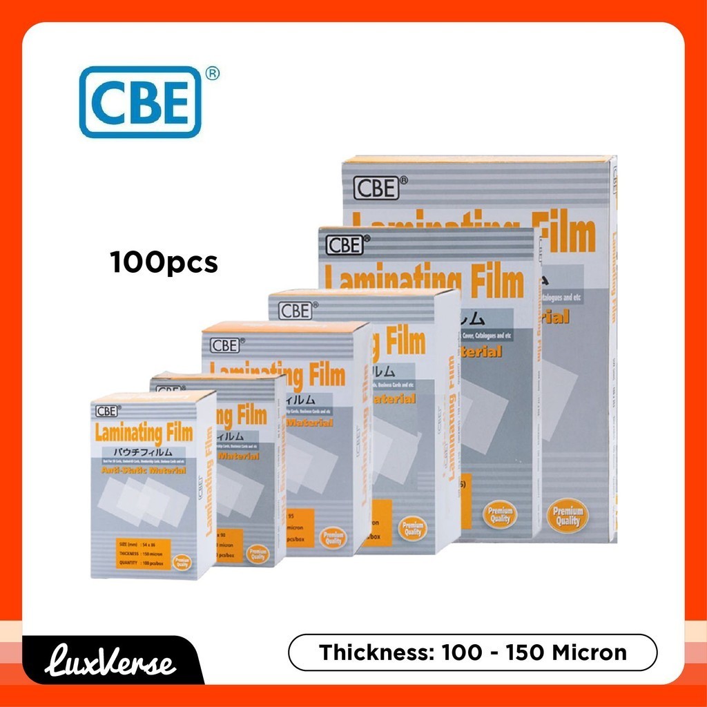 CBE Laminating Film 100’Sheets Laminate 🔥ReatyStock🔥 | Shopee Malaysia