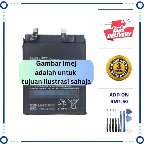 BATTERY XM MI 11T ( BM59 ) | Shopee Malaysia