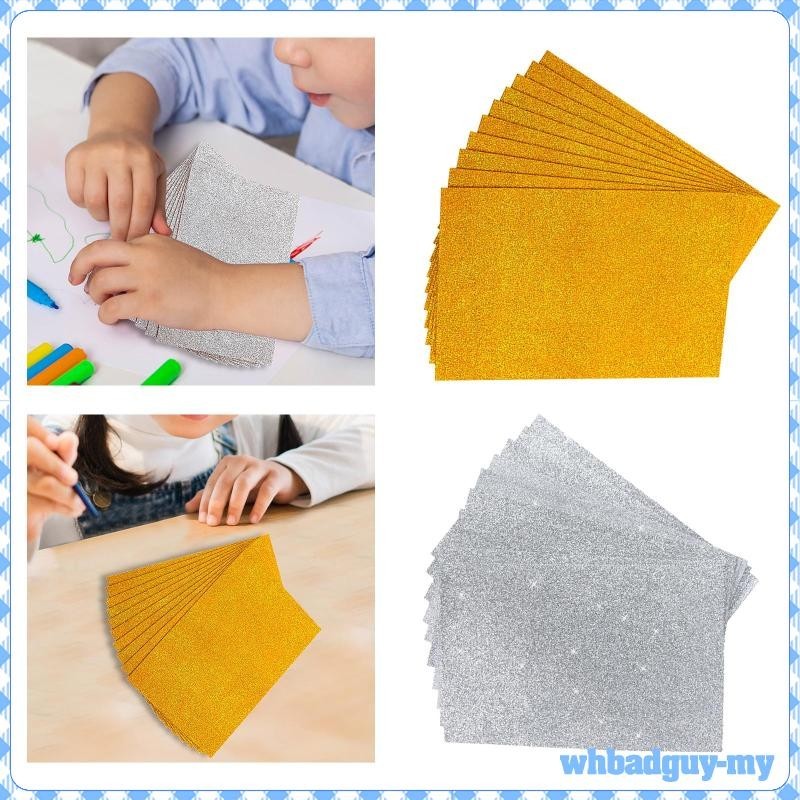 [WhbadguyMY] DIY Glitter Sponge Paper Sparkly Art Gift Crafts Glitter ...