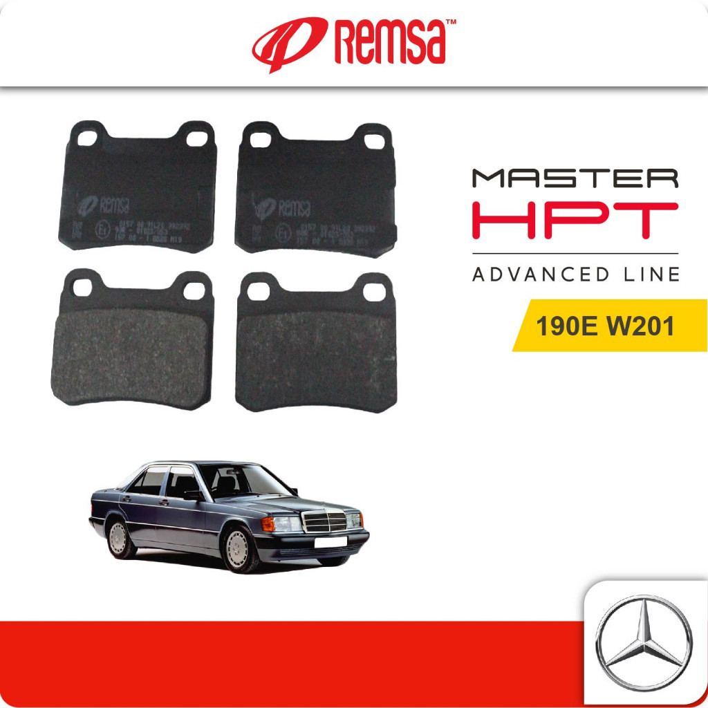 REMSA Rear Brake Pads (1 set) For Mercedes Benz 190E W201 | Shopee Malaysia