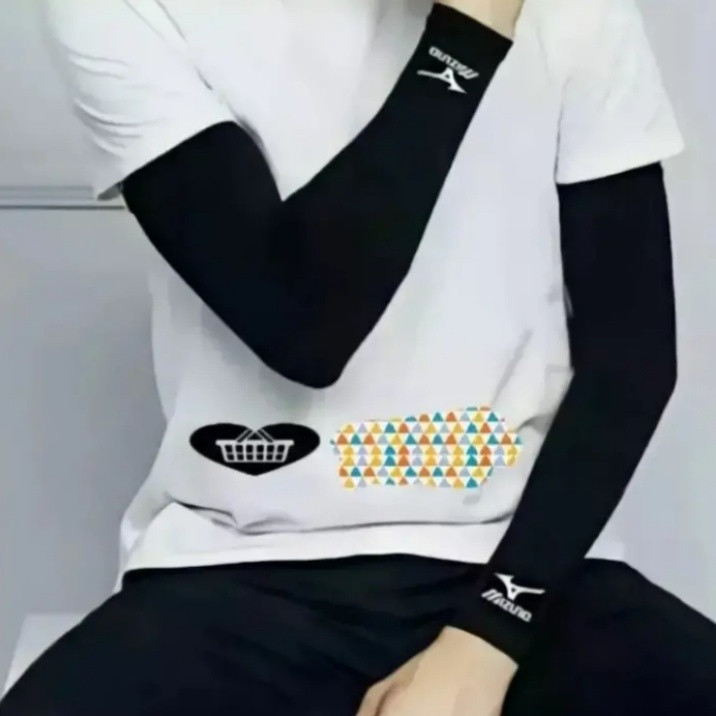 Handsock MIZUN0 long Hand socks for adult men and women, black, sports ...