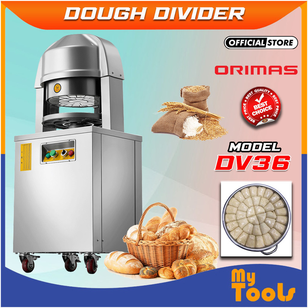Mytools ORIMAS Dough Divider DV36 | 0.75kW | Stainless Steel | Mesin ...