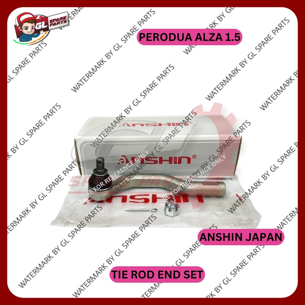 (ANSHIN JAPAN) TIE ROD END (SET) PERODUA ALZA 1.5 | Shopee Malaysia