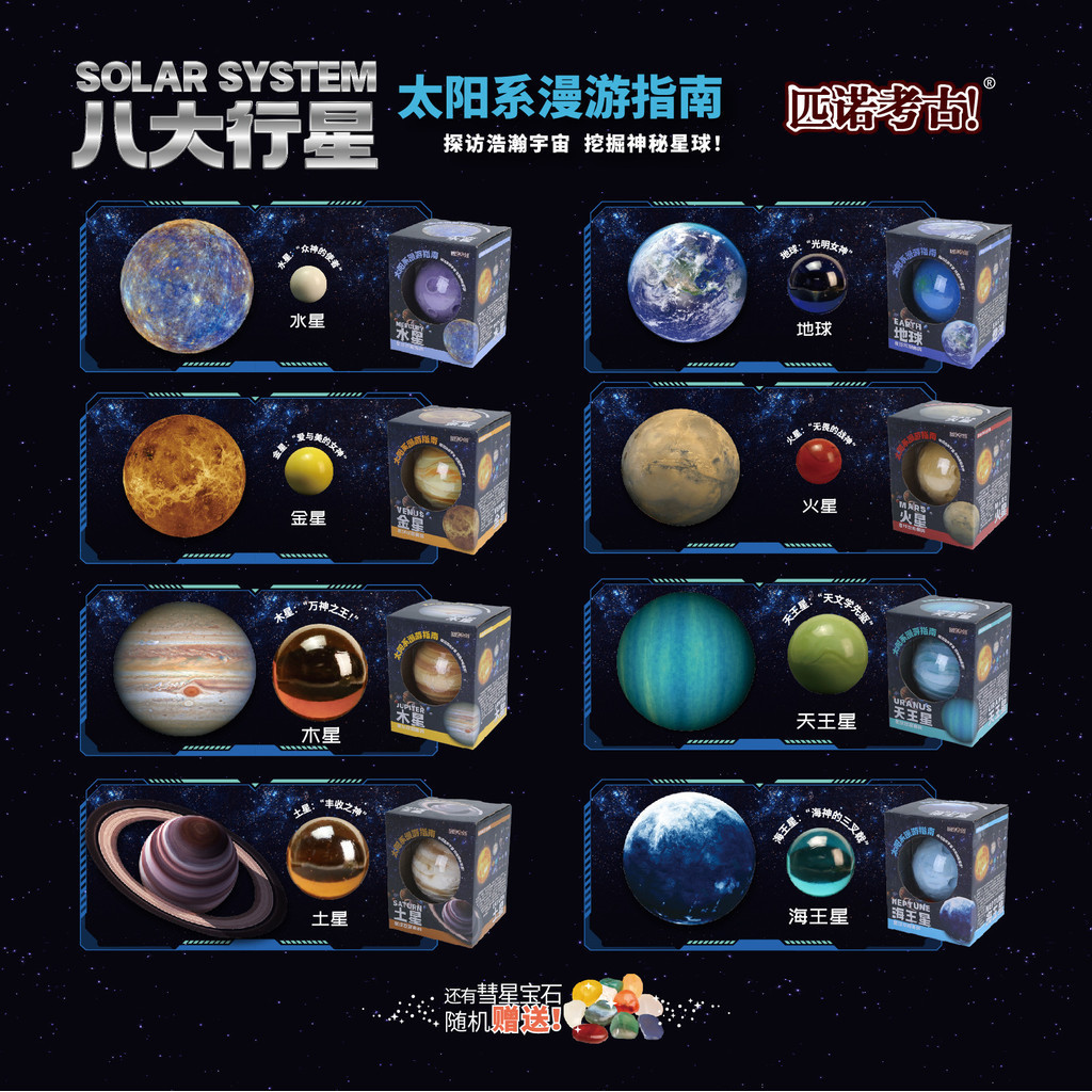 Pino Archaeological Excavation of Eight Planets Universe Galaxy Solar ...