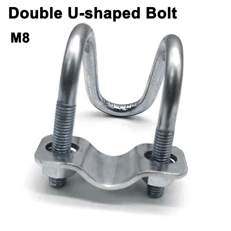 Ready Stock M8 Double U Shaped Bolt Double Bolt Clamp Tube Screw U ...