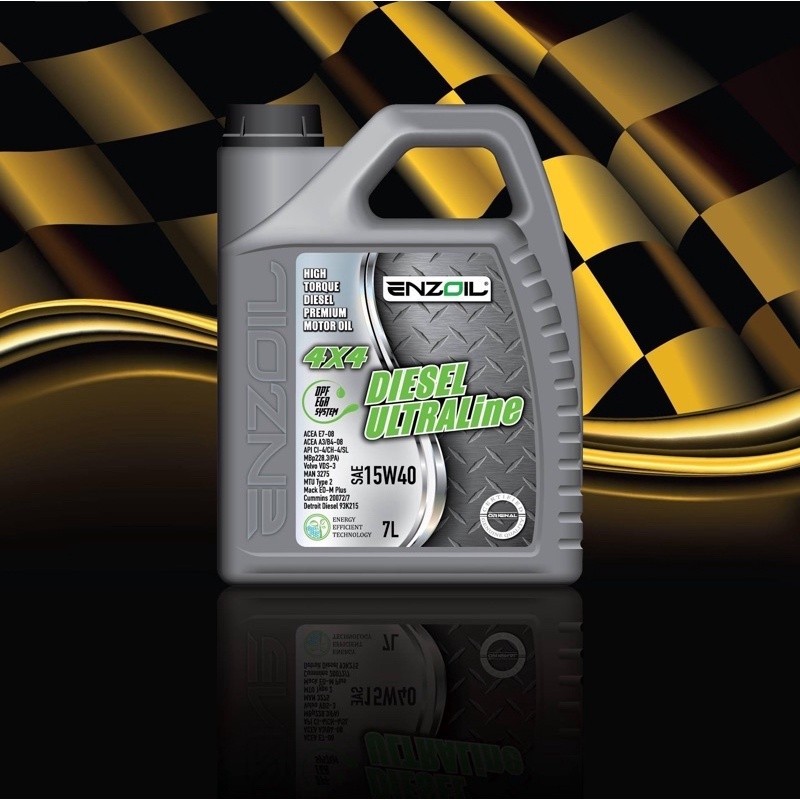 Enzoil Diesel ULTRALine 15W40 API CI-4/SL mineral engine oil (7 liter ...