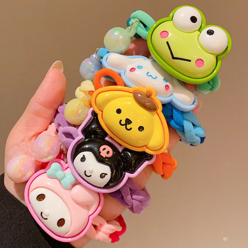 Children Influencer Colorful Braided Thick Hair Rope Headdress Cute ...
