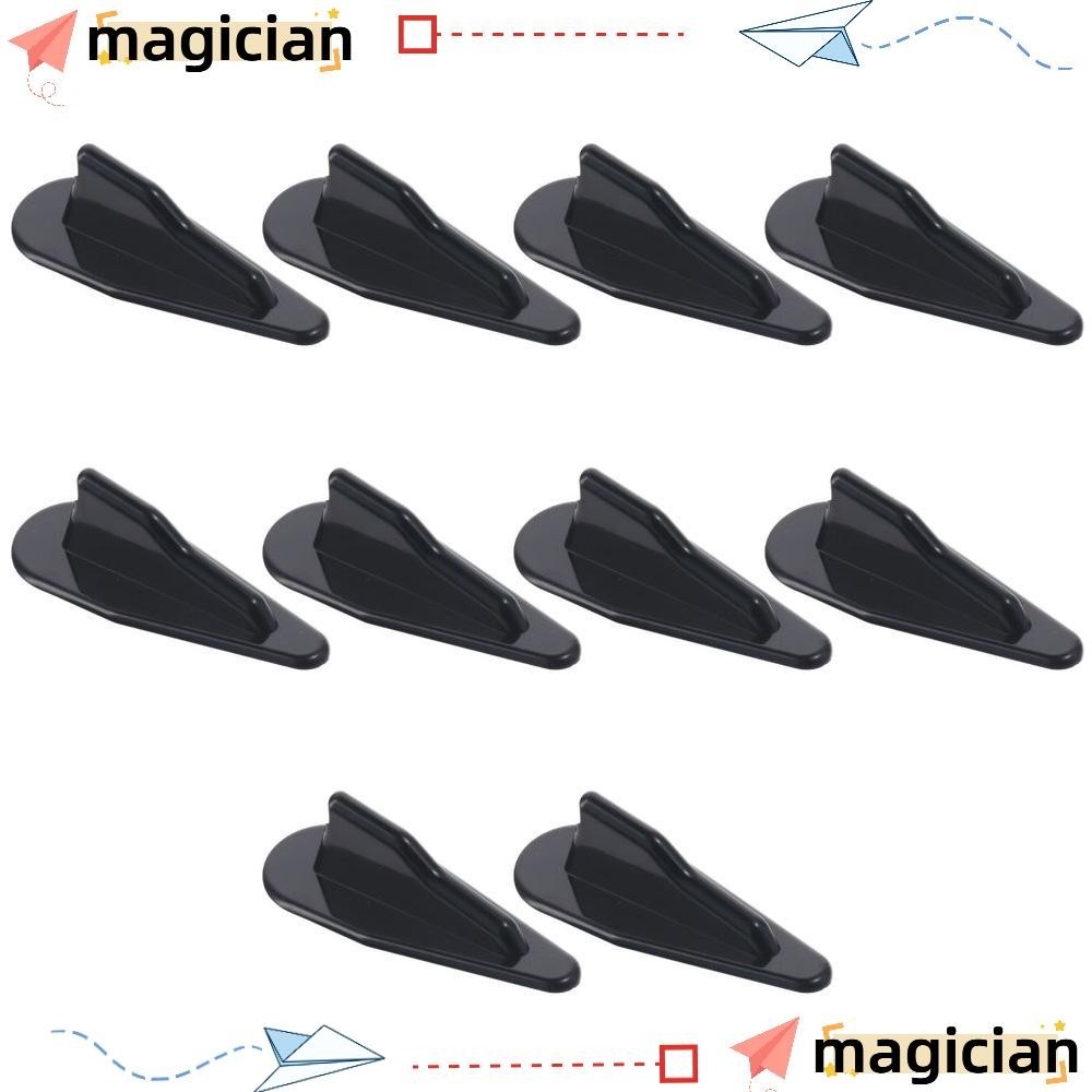MAGIC 10pcs Diffuser Shark Fin Kit, Black (78*25mm) /Carbon Fiber (80 ...
