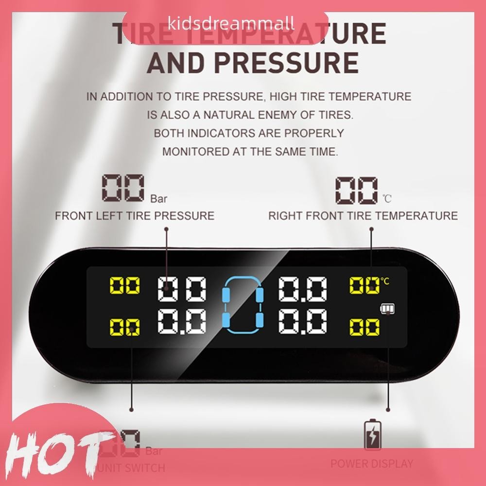 [KidsDreamMall.my] TPMS 4 Wheel Tyre Pressure Monitor External ...