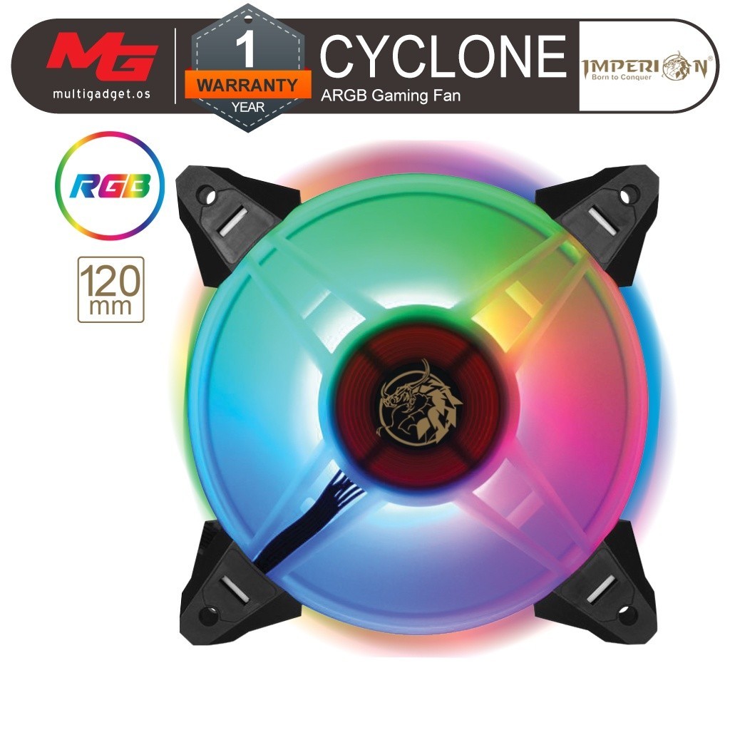 Imperion Cyclone Casing Fan (ARGB Gaming Fan) | Shopee Malaysia