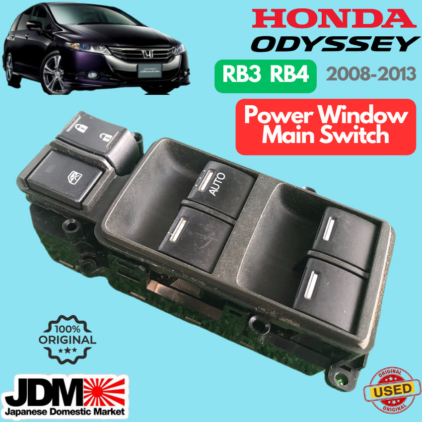 Used Power Window Main Switch Fit For HONDA Odyssey RB3 RB4 (2008-2013 ...