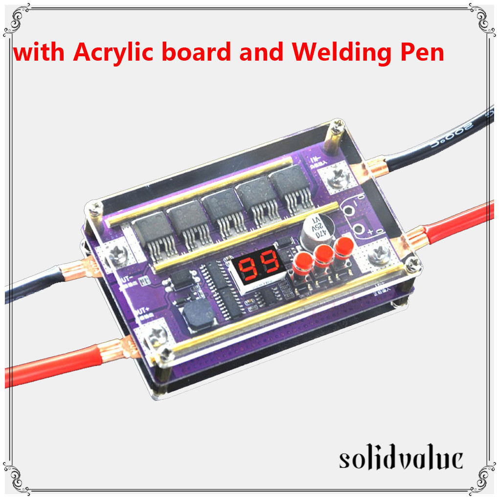 12V Mini Portable Spot Welder DIY Kit 99 Gears PCB Circuit Panel ...