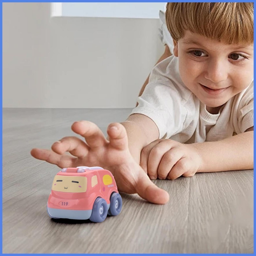 Pull Back Cars Educational Taxi Cars Pull Back Vehicles Small Fire ...