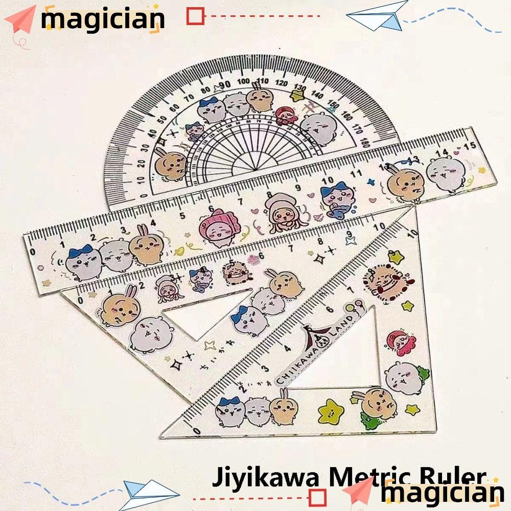 MAGIC 1 Set Measuring Too, Plastic Straightedge Metric Ruler, Cute ...