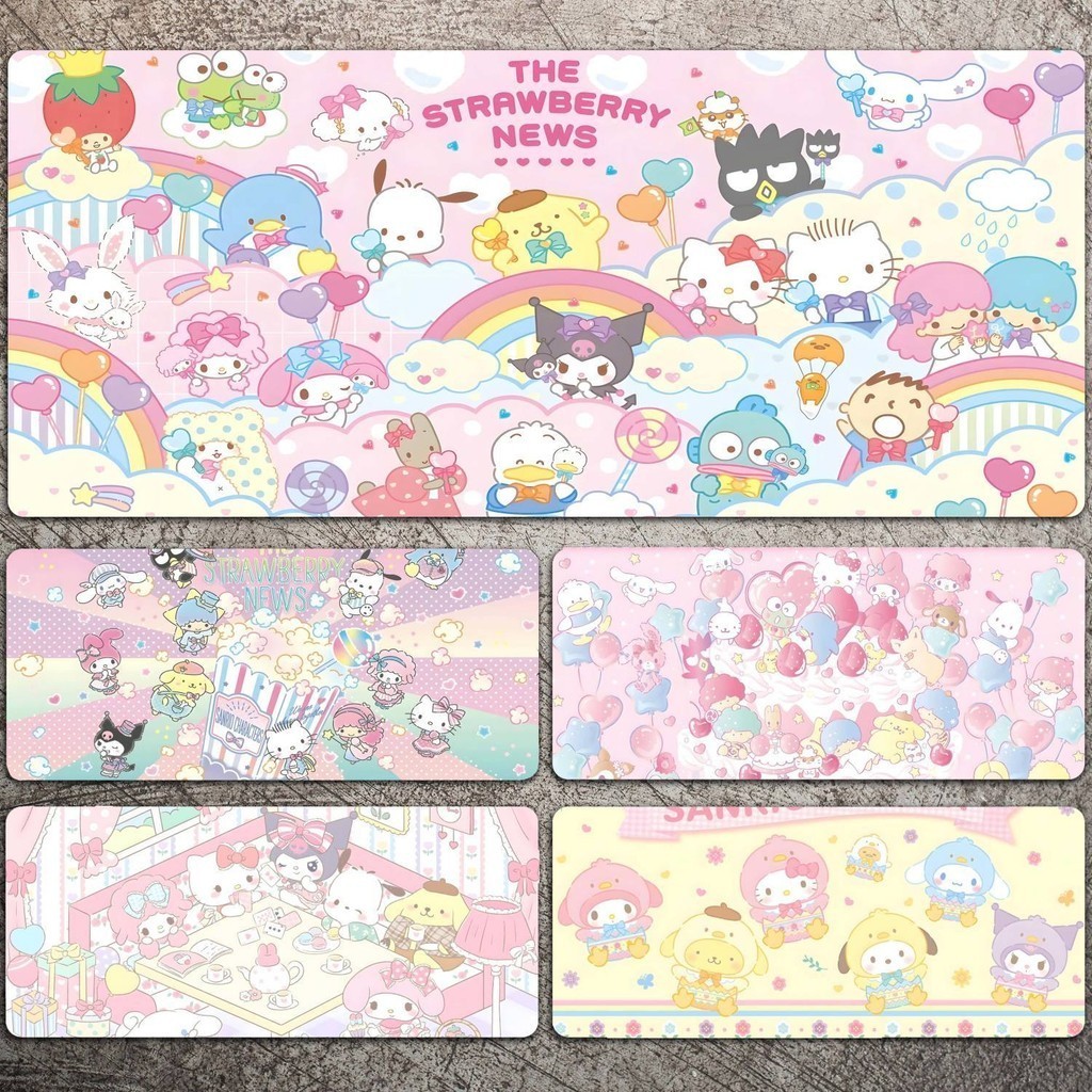 Kuromi Mouse Pad/Sanrio Mouse Pad Oversized Cartoon Anime Customized ...