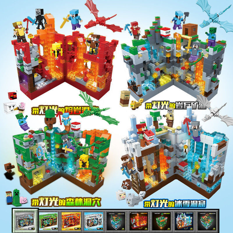 New Product Compatible Lego Building Blocks Minecraft House Lighting ...