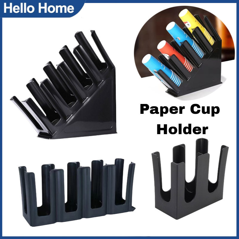 2/4 Compartments Plastic Cup Holder Universal Counter Top Organizer Cup ...