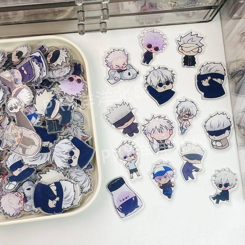 Gojo Satoru 4cm Acrylic DIY Double-Sided Double-Layer Jujutsu Kaisen ...