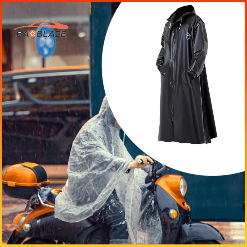 [BaoblazeMY] Rain Poncho with Hood for Motorcycle Outdoor Activities ...