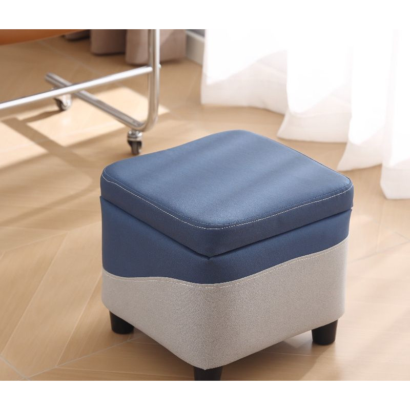 Small stool, living room storage stool, coffee table stool, solid wood ...