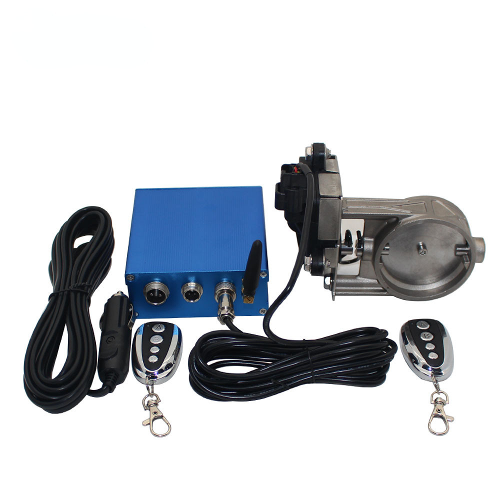 Car Exhaust Pipe Electronic Valve Kit Universal Multi-angle Mode 51 63 ...