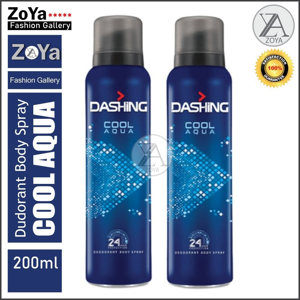 DASHING COLL AQUA DEDORANT BODY SPRAY 125ml And DASHING EDP 100ml ...