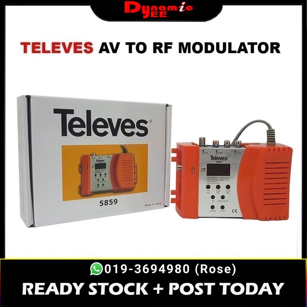 AV to RF Modulator Converter Digital TVMD201 | Shopee Malaysia