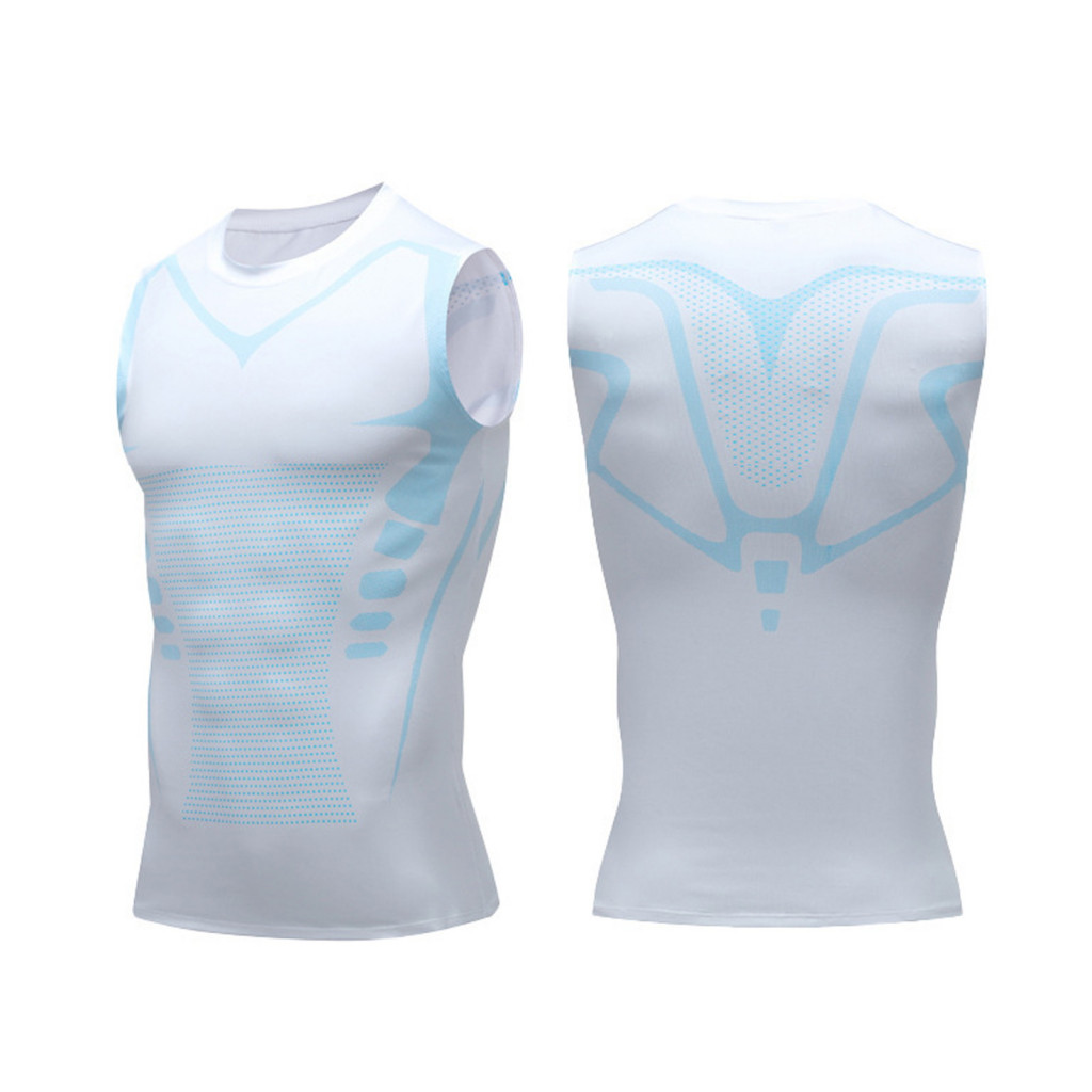 Core Shaping Compression Shirt Men Belly Shaping Vest Men's Slim Fit ...