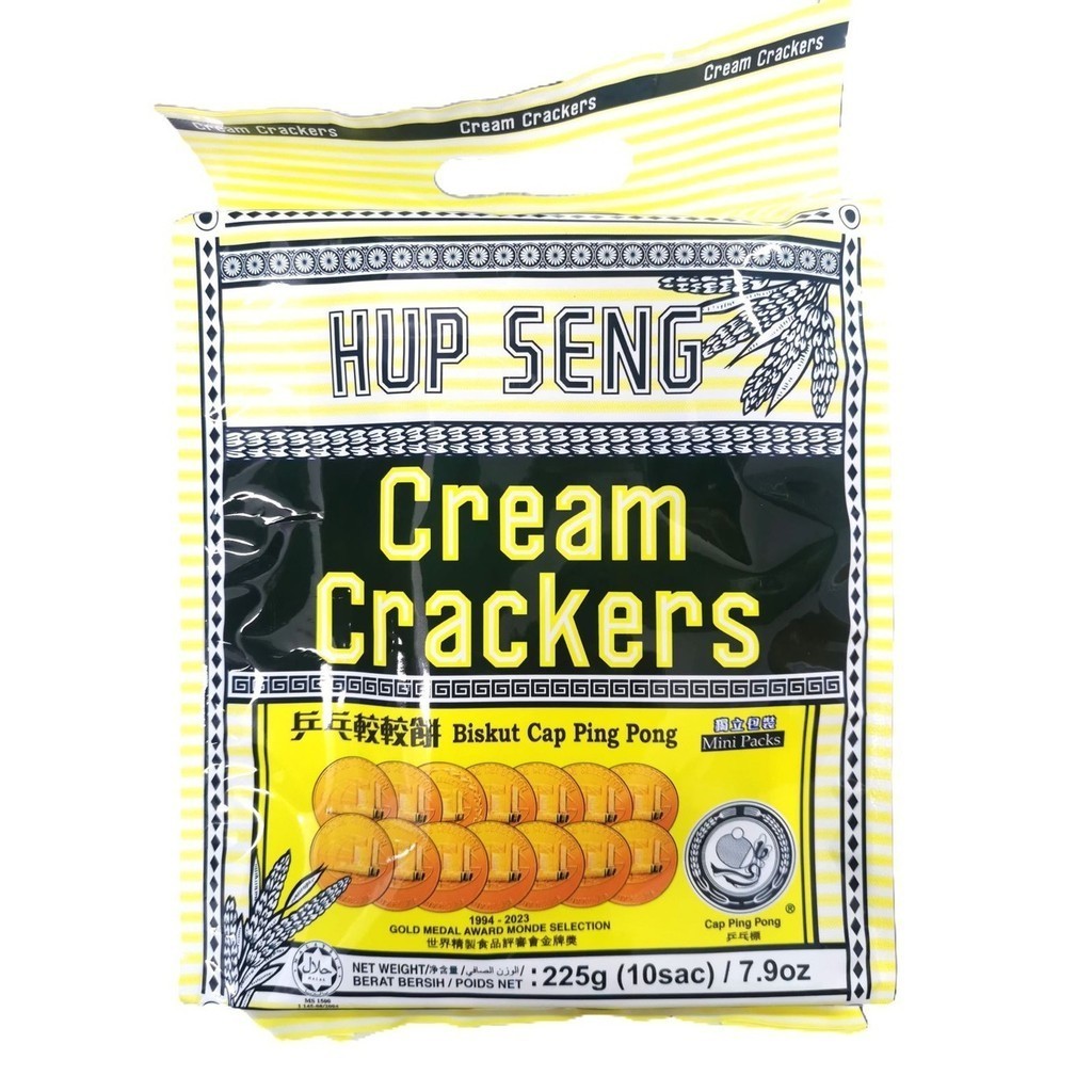 HUP SENG CREAM CRACKERS 225G (10 SACHETS) | Shopee Malaysia