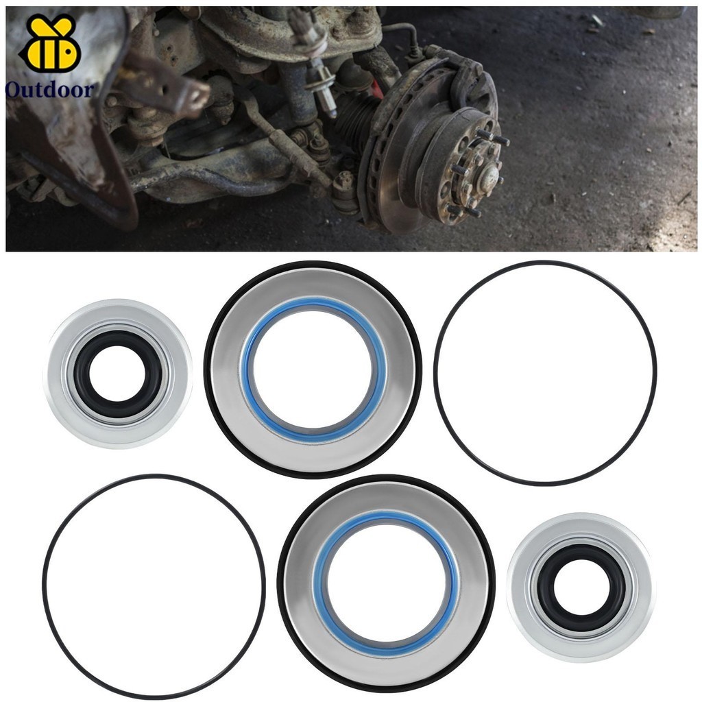 Front Axle Knuckle Vacuum Seals Kit Compatible for 2005 to 2019 F250 ...