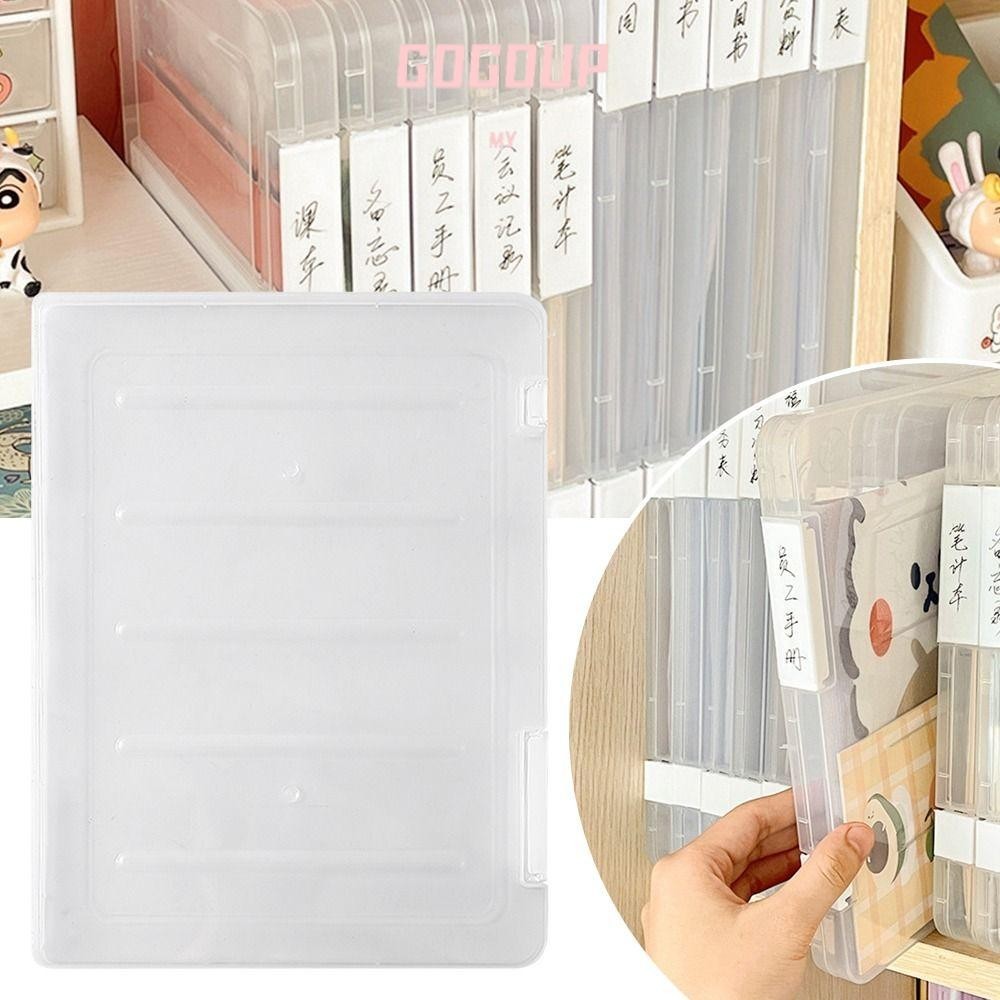 GOGUVO 1Pcs File Organizer Box, A4 A5 Desktop Organize A4 Paper Storage ...