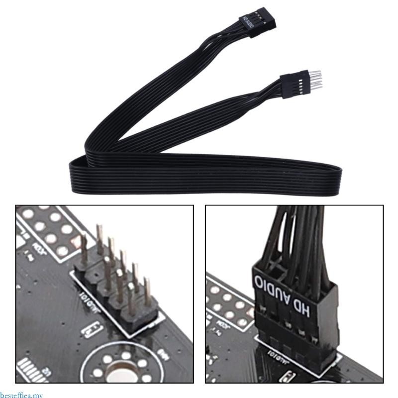 beste HDAudio 9pin Header Computer Motherboard Front Extension Cable 20 ...