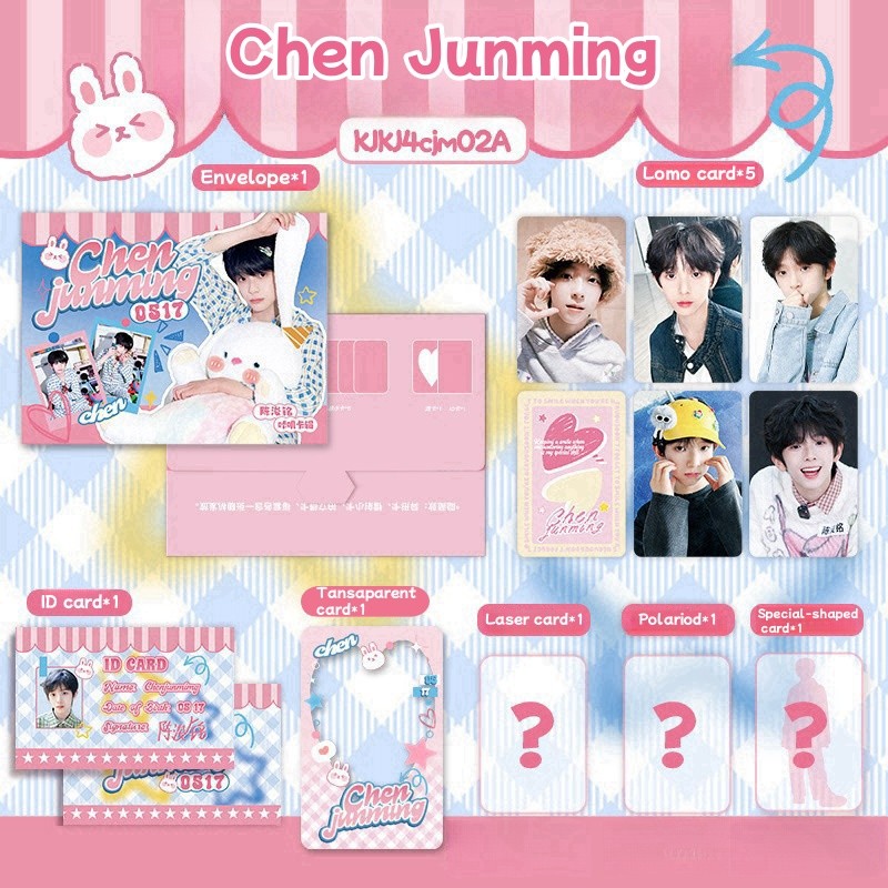 TF Family 4th Casebook Kaji Card Zhang Guiyuan Chen Yiheng Laser Hologram Transparent Lomo Cards ...