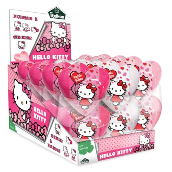 Hello Kitty Heart-Shaped Toy Egg Candy + My Little Pony Relkon (10g ...
